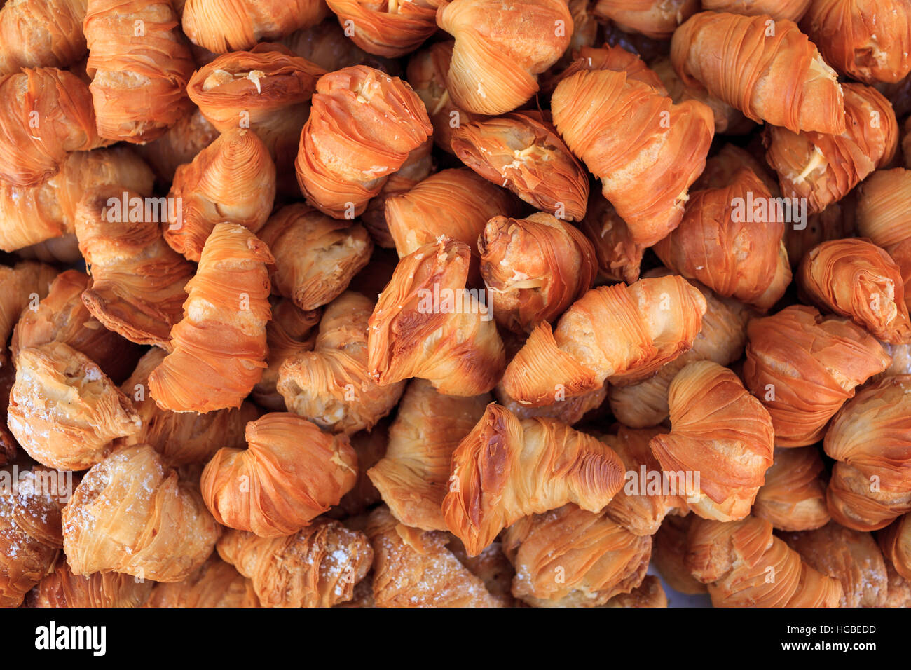 Mini Puff Pastry Sweets Stock Photo - Alamy