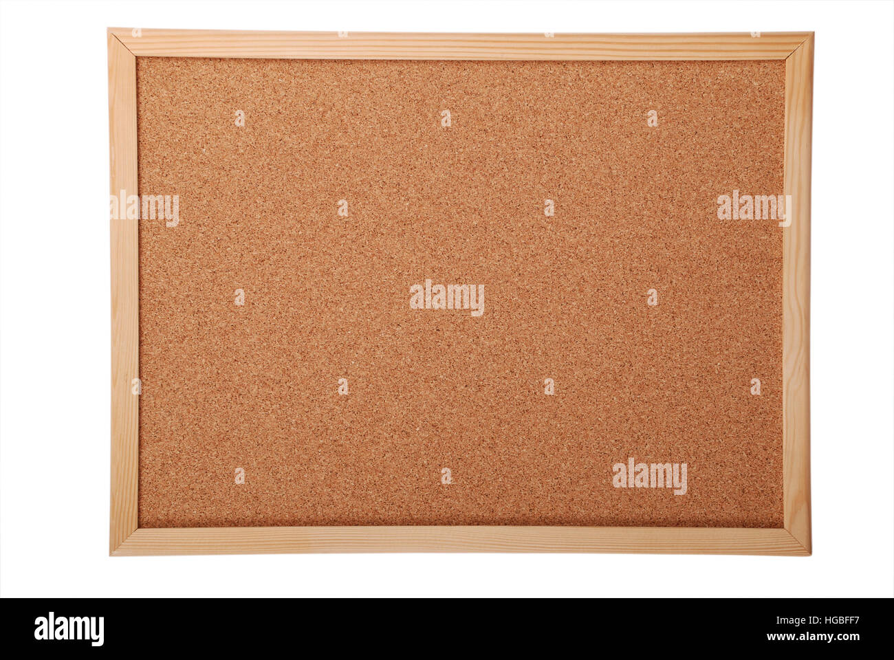 Blank cork board for your ad isolated on white background (Clipping ...