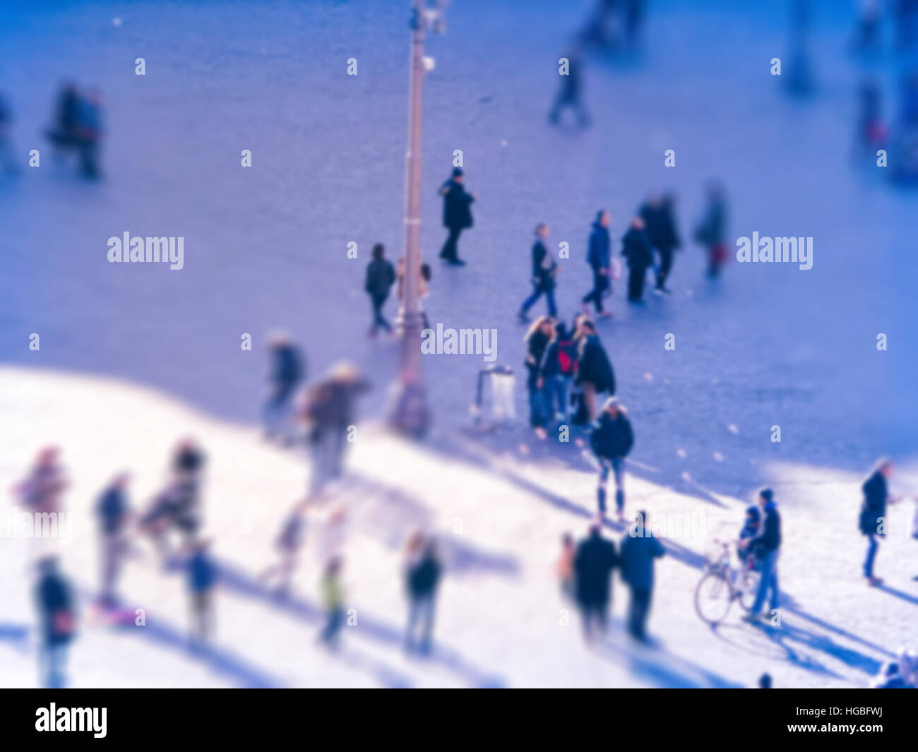 People At Rush Hour Stock Photo - Alamy