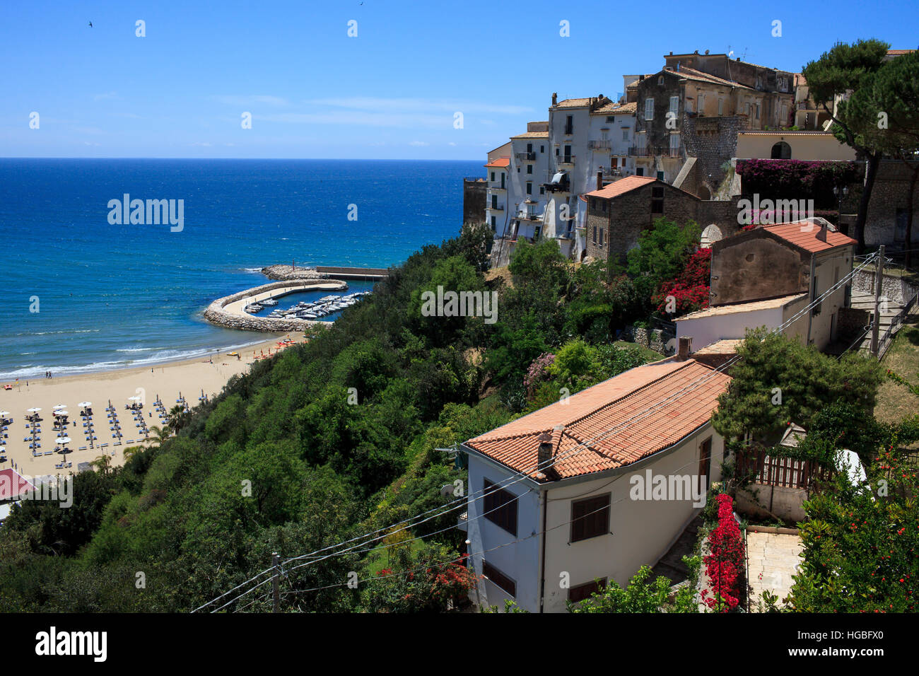 Sperlonga View Italy Stock Photo - Alamy