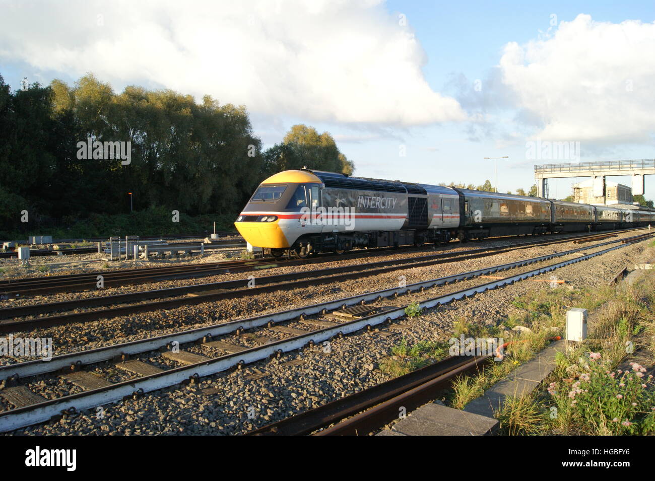 High speed intercity great western railway train hi-res stock ...