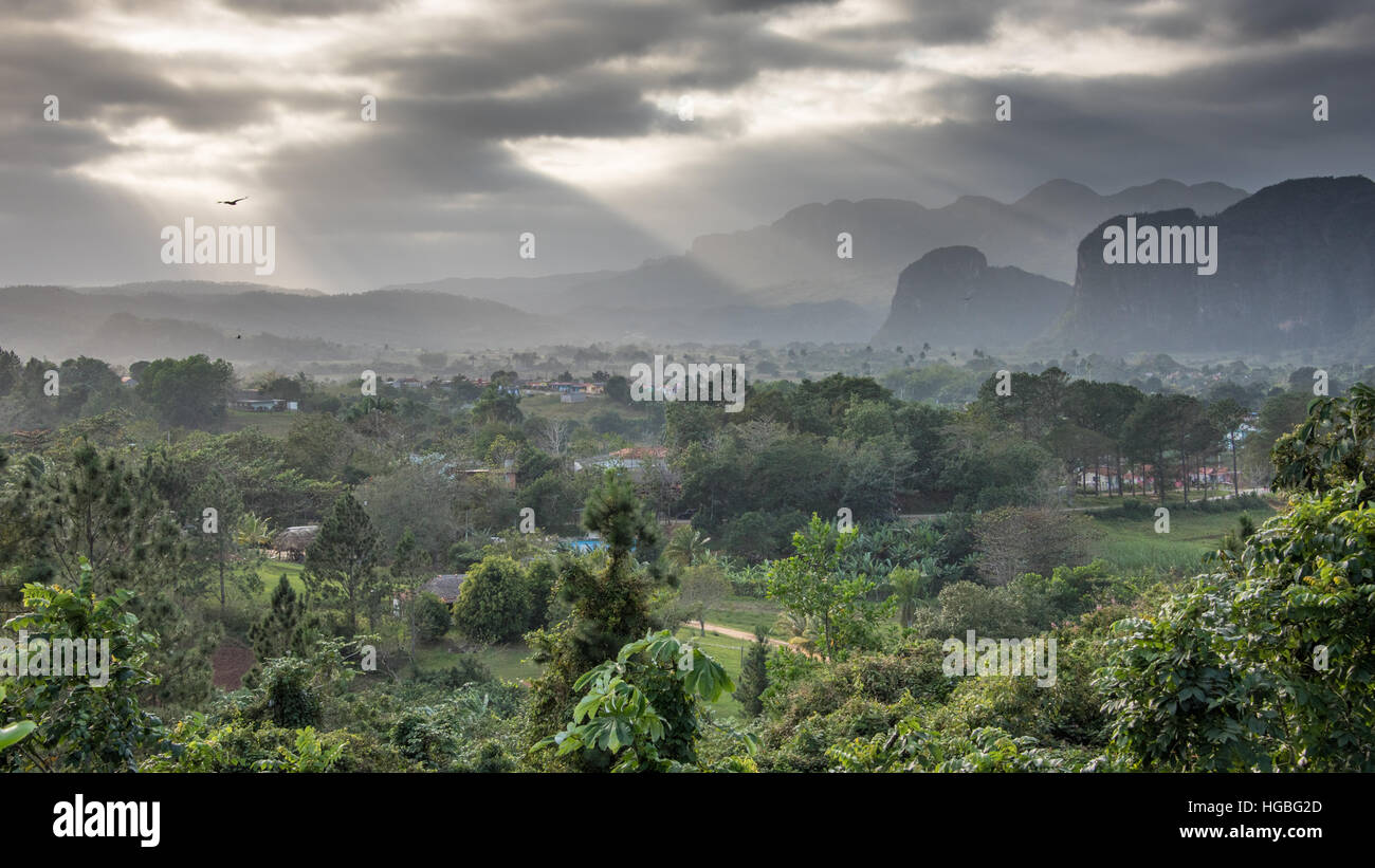Landscape of Vinales Countryside, Cuba Stock Photo - Alamy