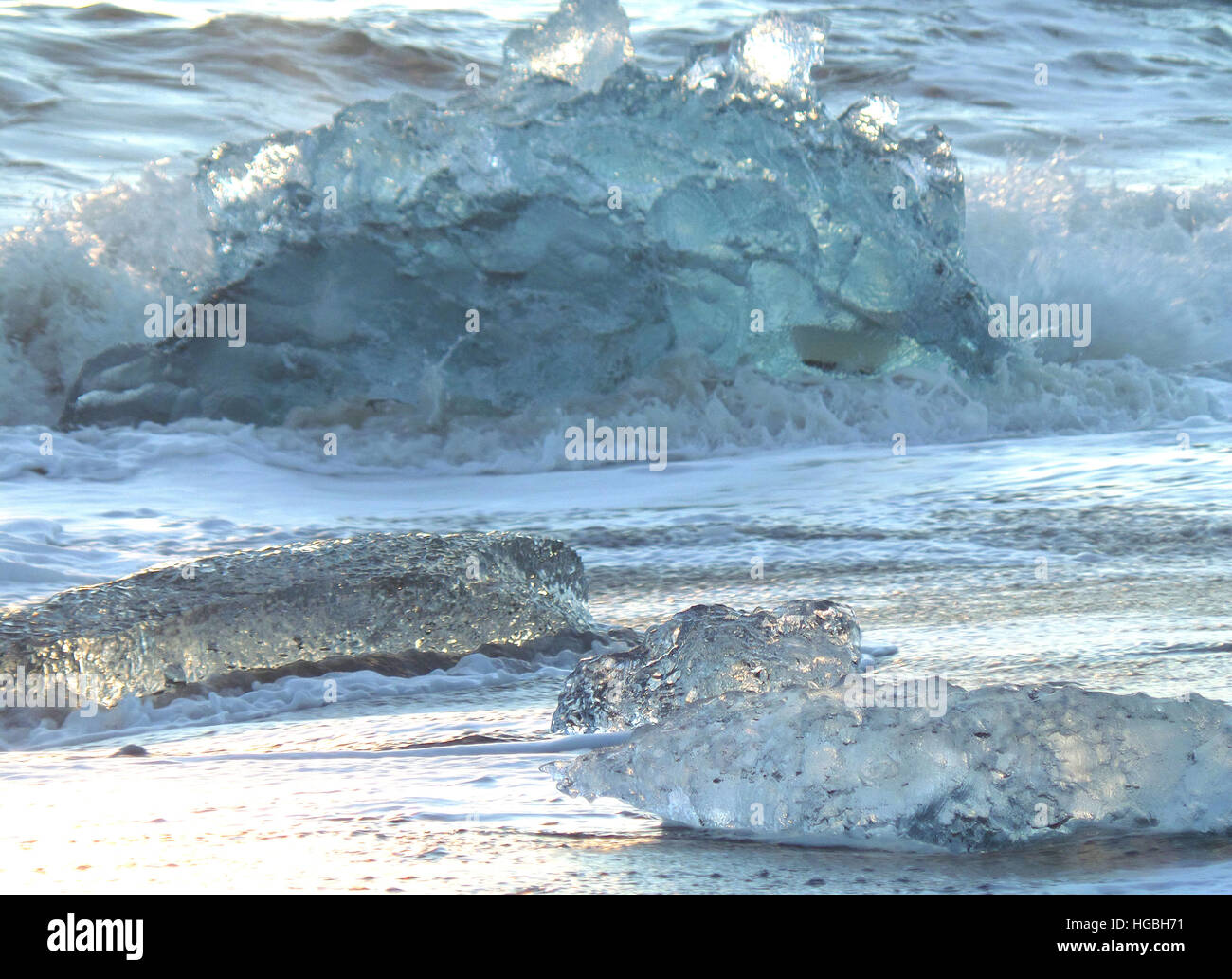 Wave hitting iceberg hi-res stock photography and images - Alamy