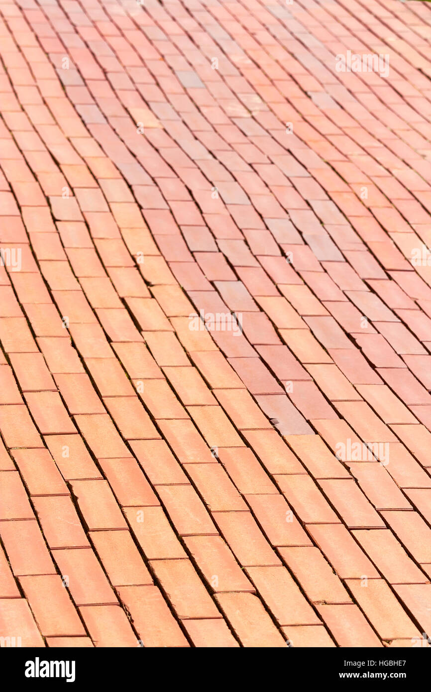 Red colored pavement hi-res stock photography and images - Alamy