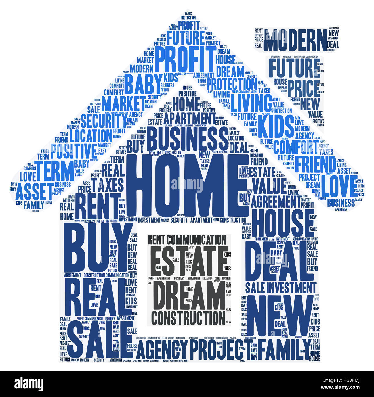 Rent house apartment word cloud hi-res stock photography and images - Alamy