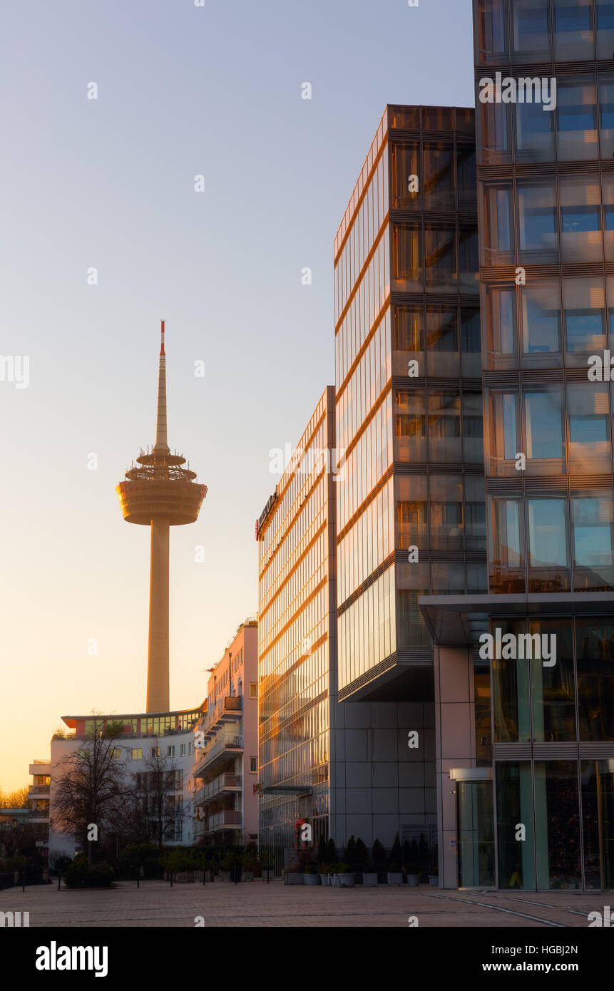 Cologne, Germany - December 30, 2016: view of the Colonius Tower in ...