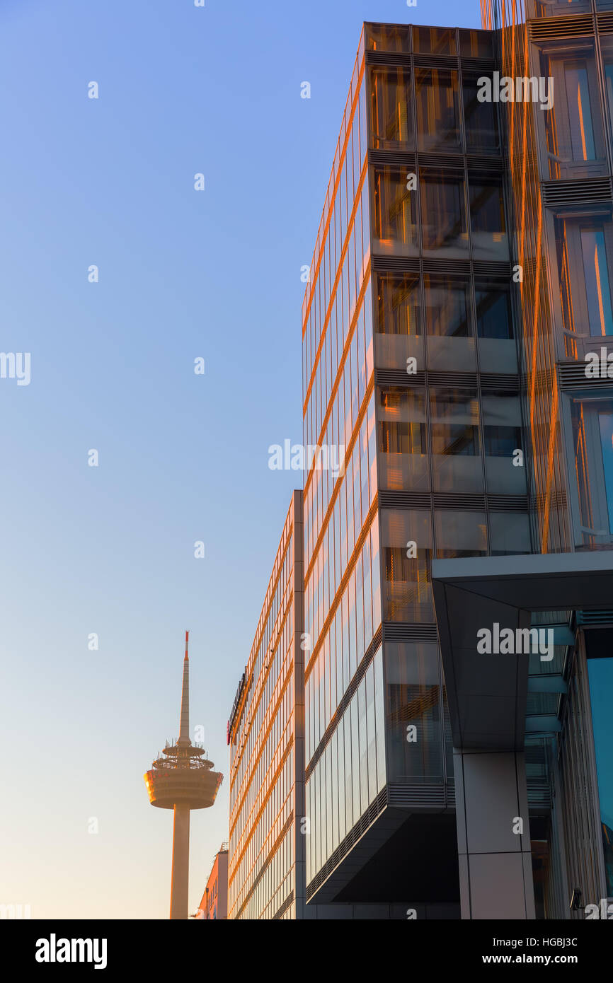 Cologne, Germany - December 30, 2016: view of the Colonius Tower in ...