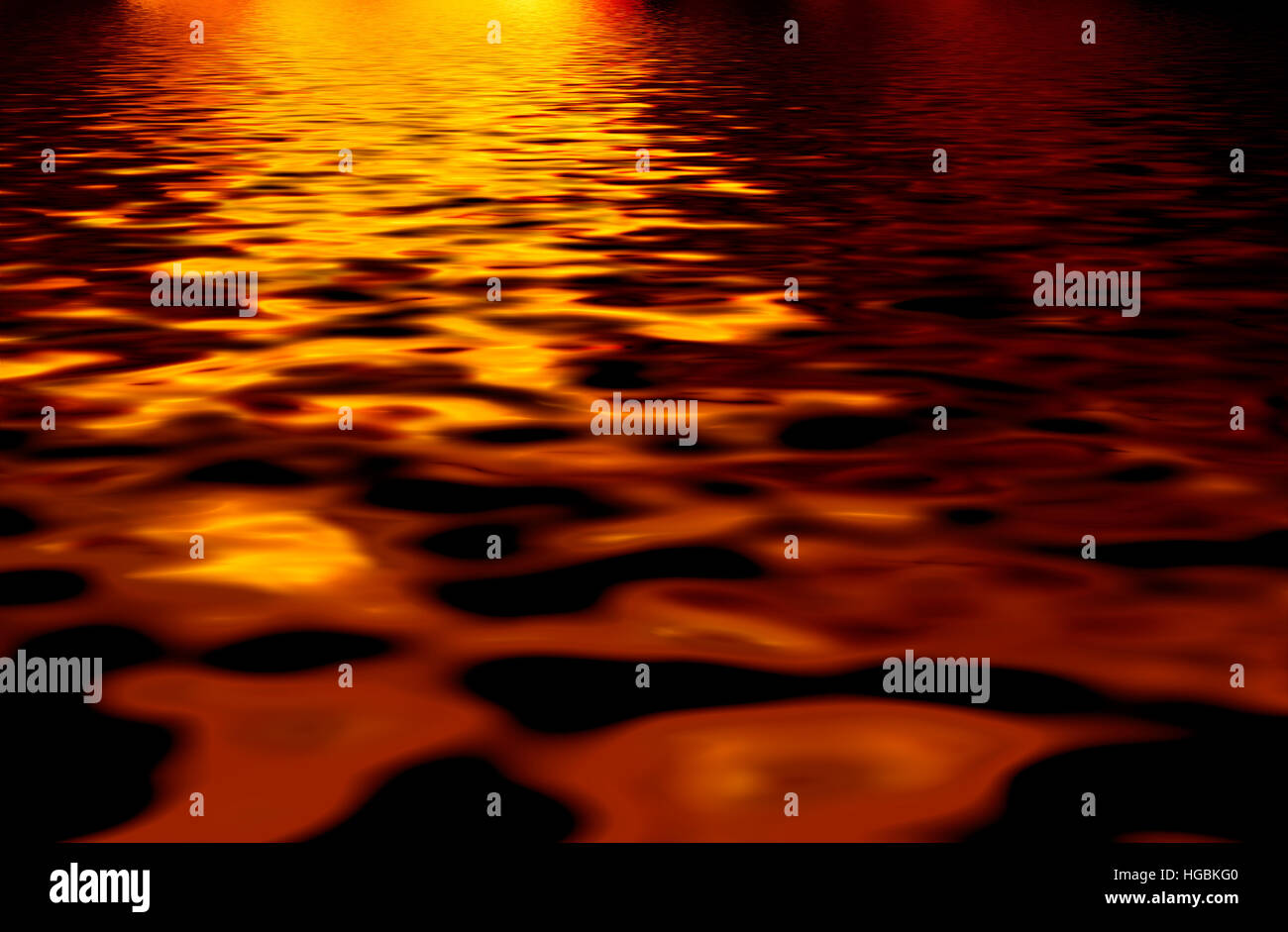 Abstract background - fiery waves Stock Photo - Alamy