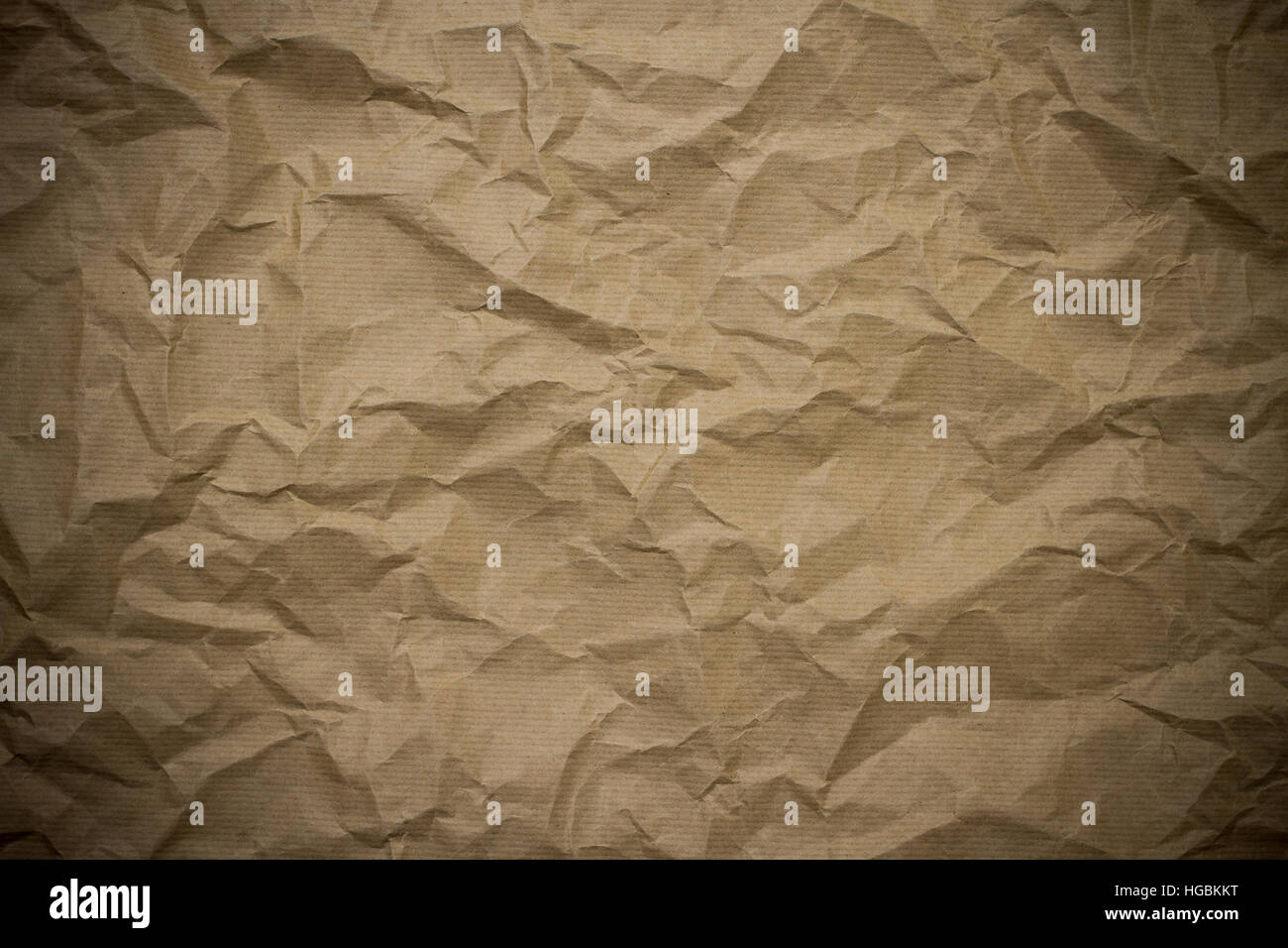 Brown crumpled wrapping paper as background Stock Photo - Alamy
