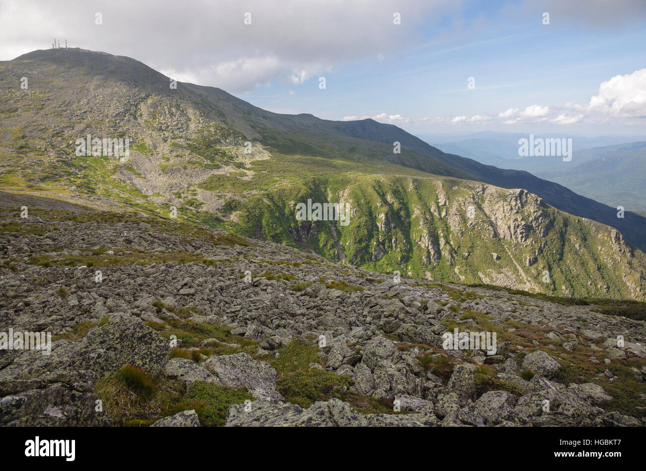 Mount Washington from Davis Path in the White Mountains, New Hampshire ...