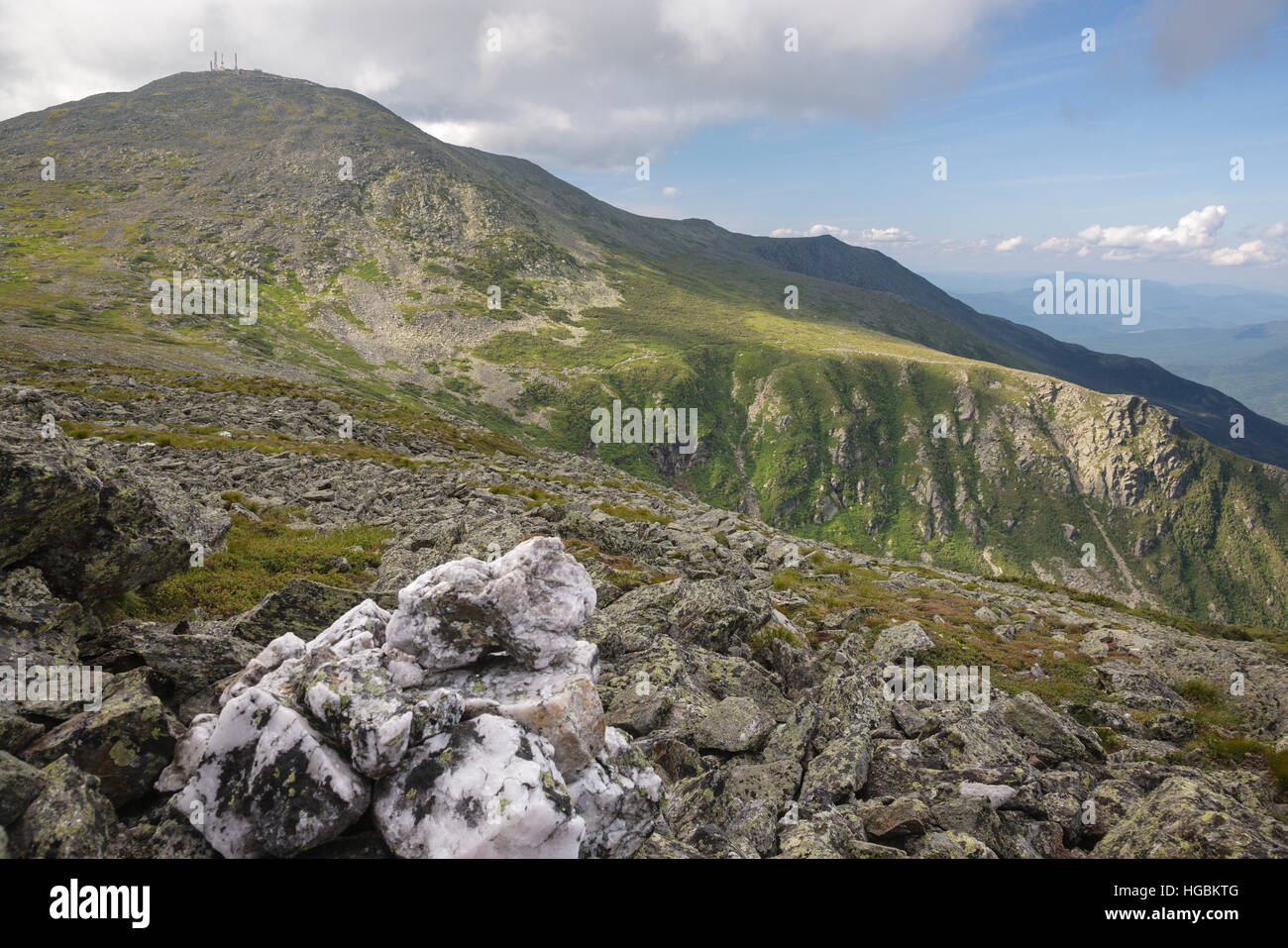 Mount Washington from Davis Path in the White Mountains, New Hampshire ...