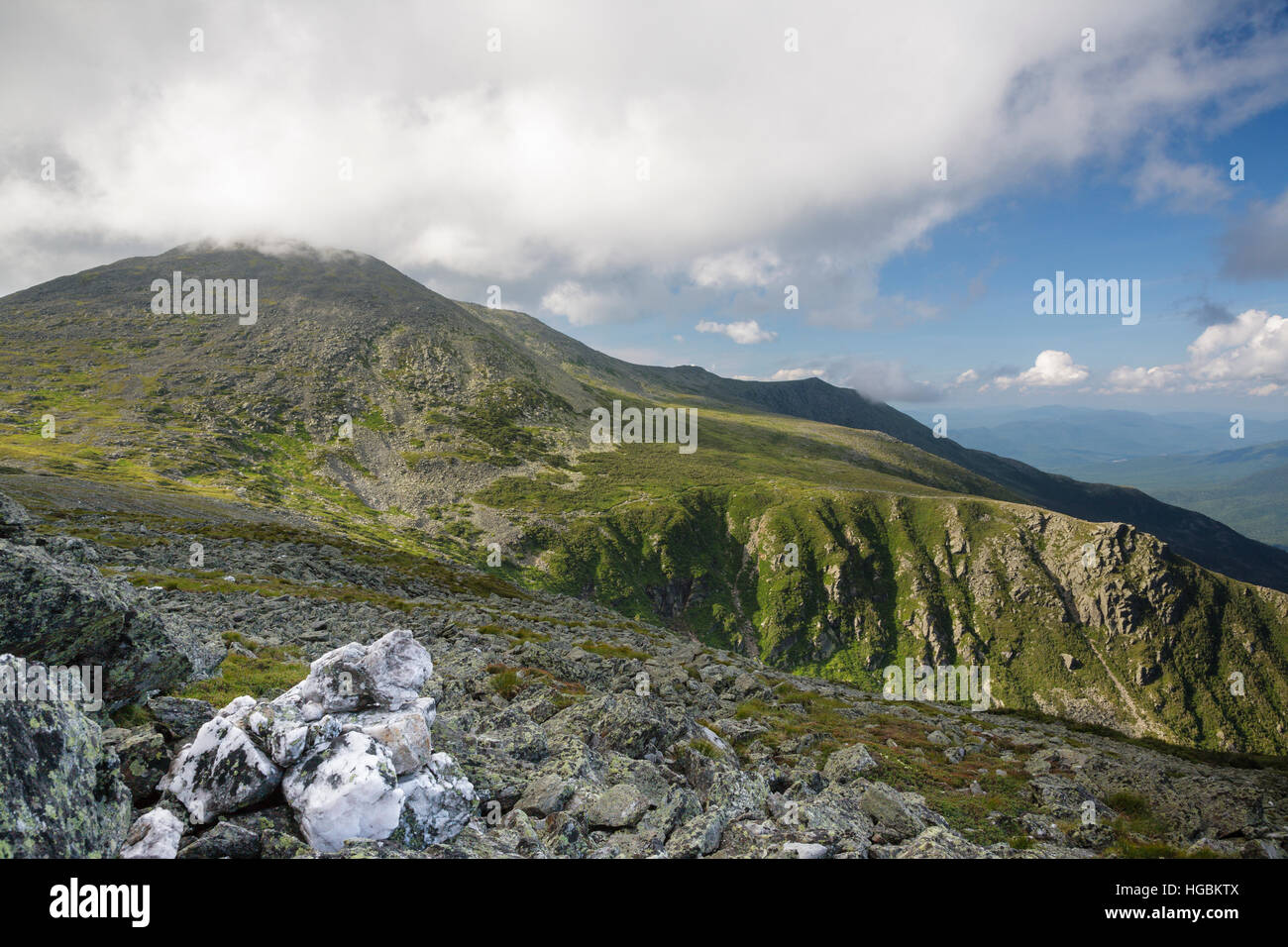 Mount Washington from Davis Path in the White Mountains, New Hampshire ...