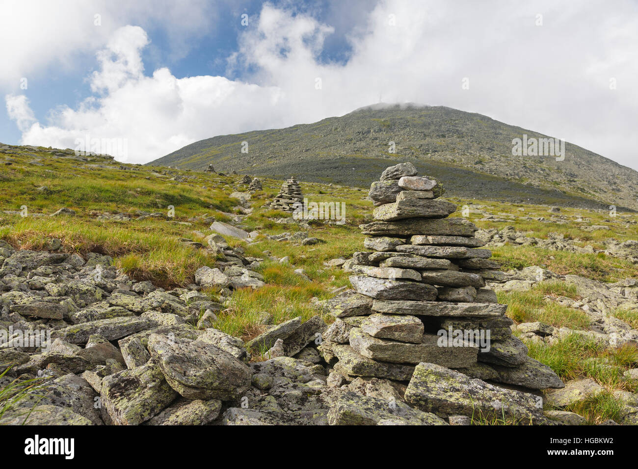 Mount Washington from Davis Path in the White Mountain National Forest ...
