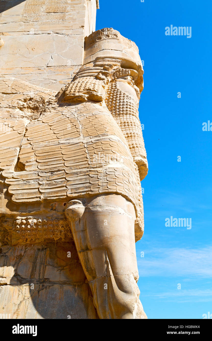 in iran persepolis the old ruins historical destination monuments and ...