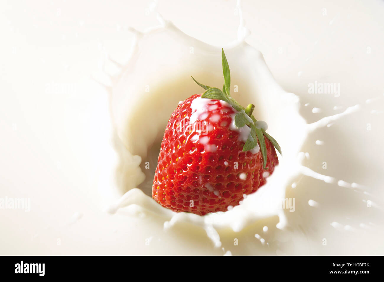 Milk dropping fruit hi-res stock photography and images - Alamy