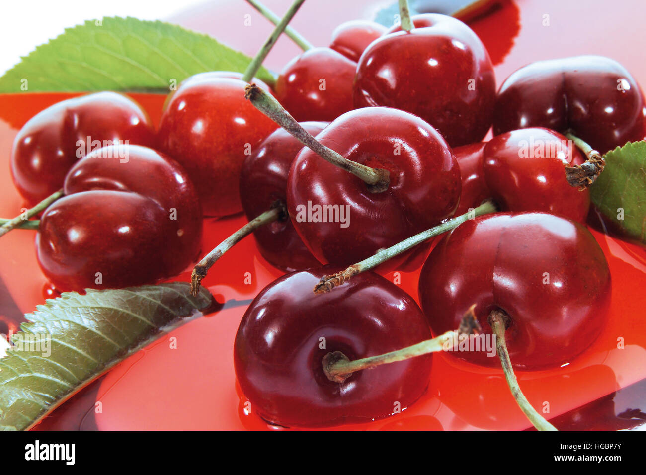 Fresh sour cherries Stock Photo - Alamy