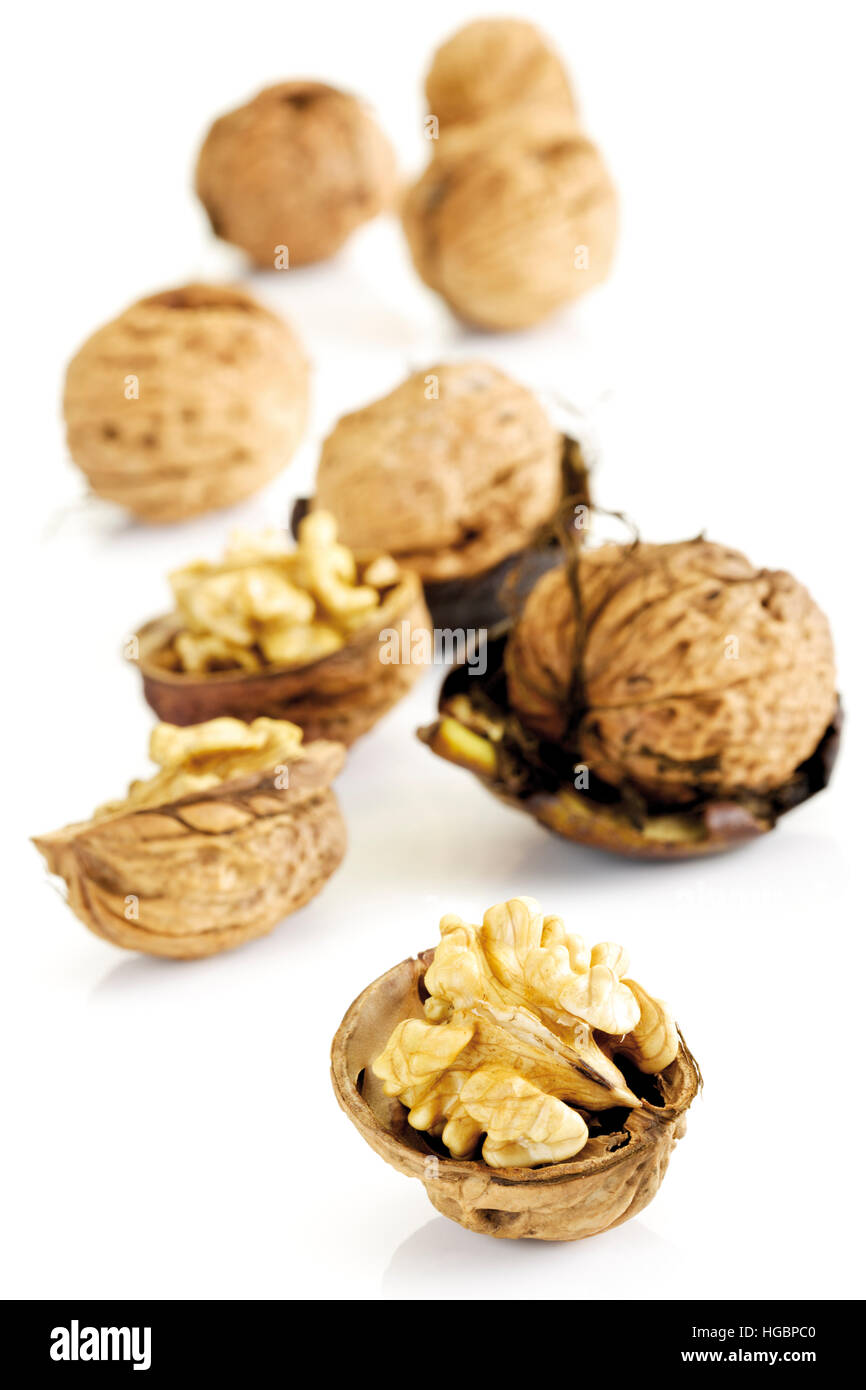 Walnuts out of their shells hi-res stock photography and images - Alamy