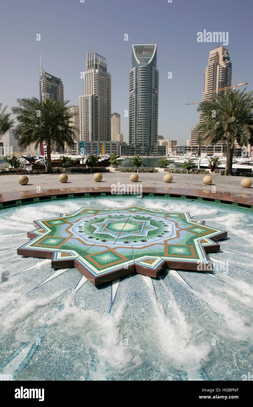 U.A.E., Dubai, Dubai Marina, architecture Stock Photo - Alamy