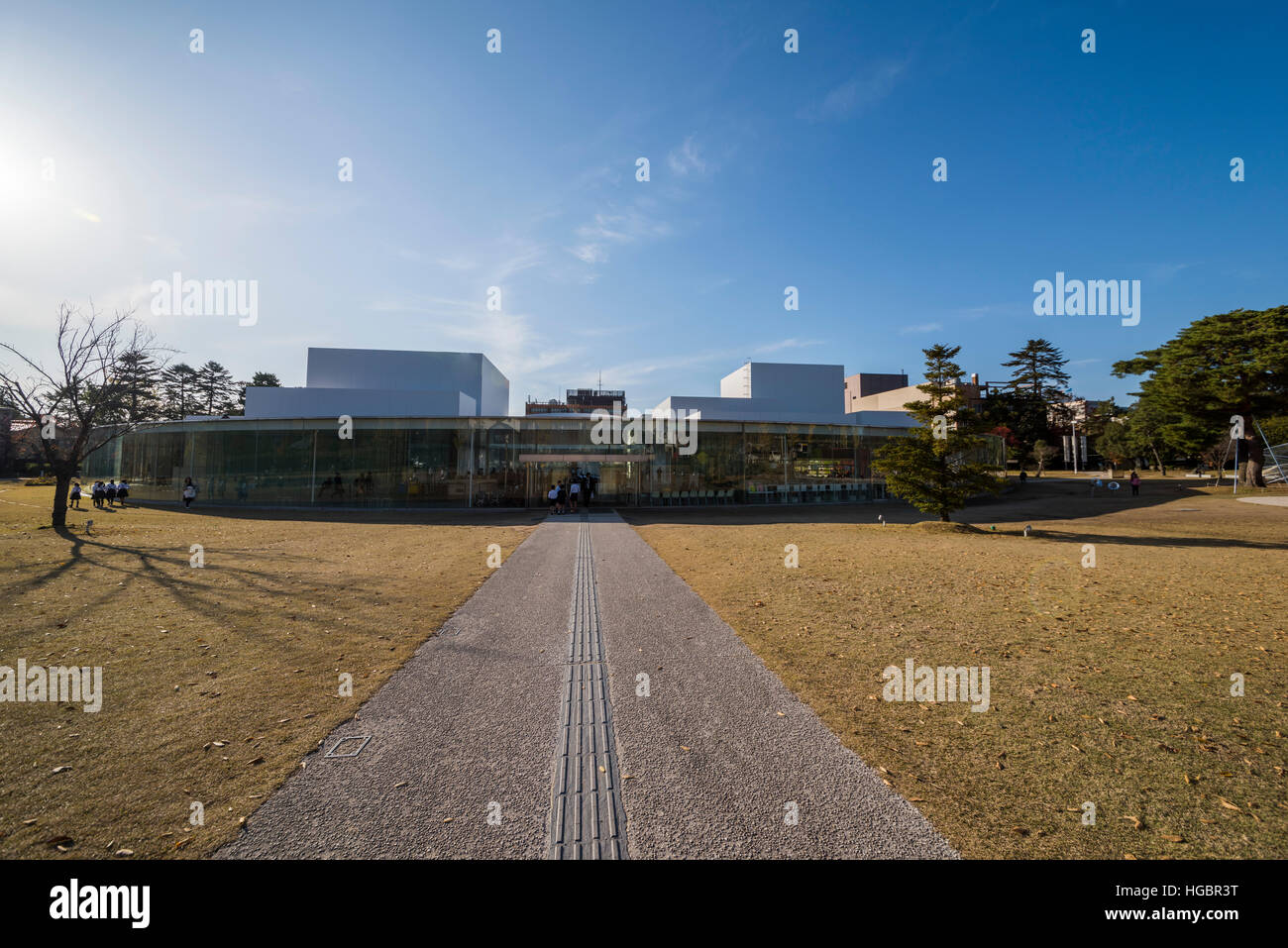 Exterior of 21st Century Museum of Contemporary Art, Kanazawa, kanazawa City, Ishikawa ...