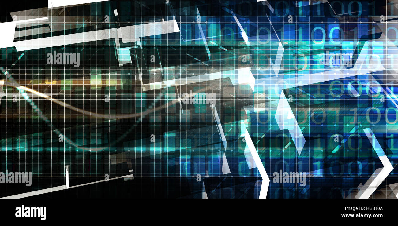 Digital Technology Network and Cyber Security Grid Stock Photo - Alamy