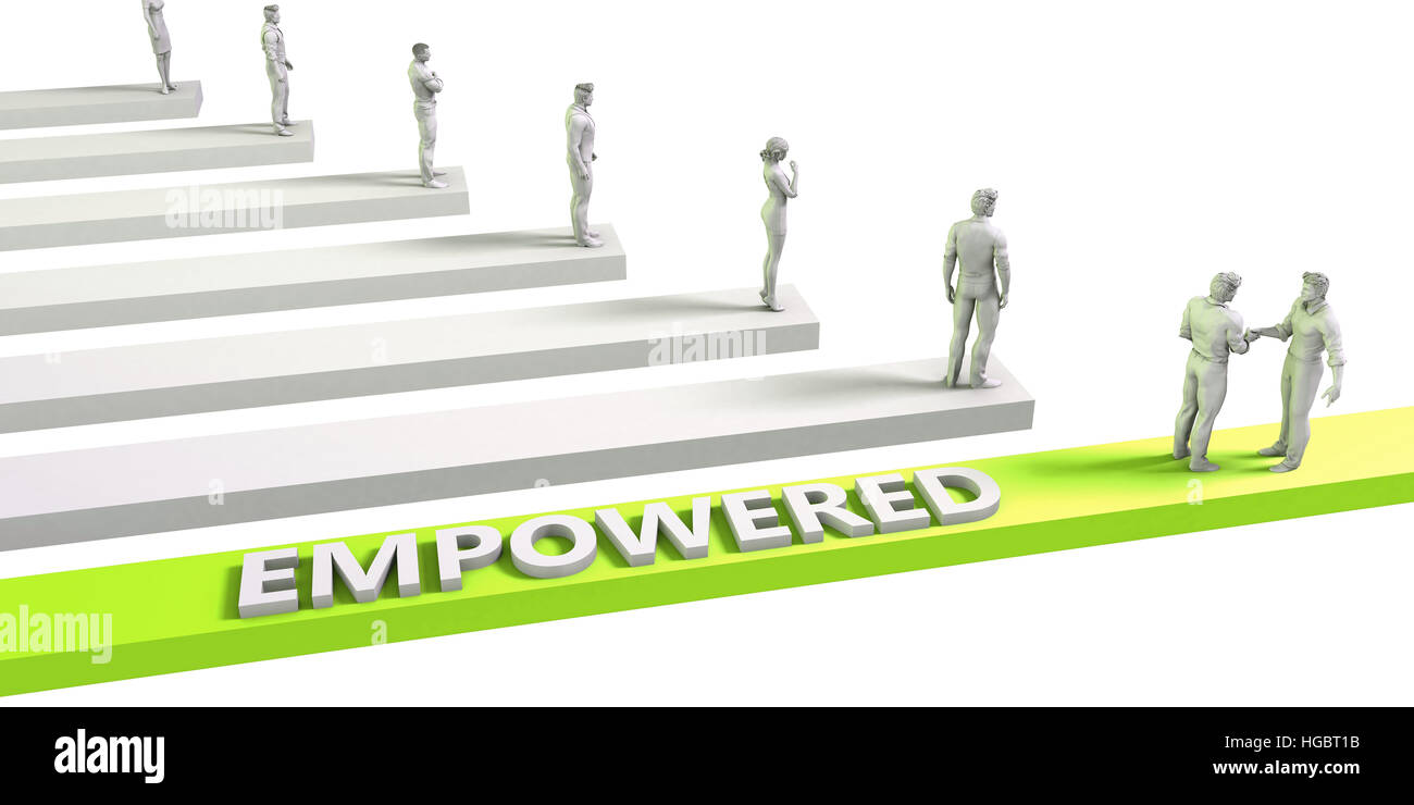 Empowered Mindset for a Successful Business Concept Stock Photo - Alamy