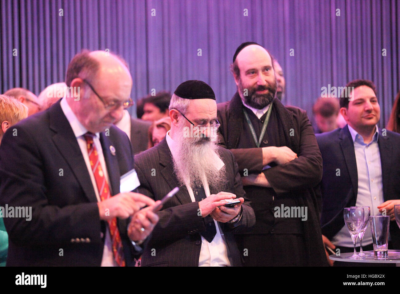 Sadiq Khan, Mark Regev and members of the Jewish community attend ...