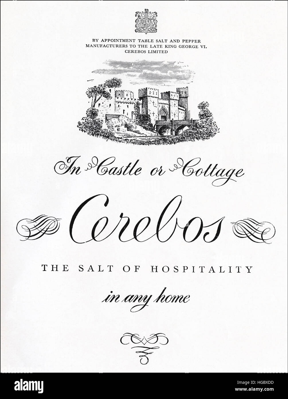 Salt advert hi-res stock photography and images - Alamy