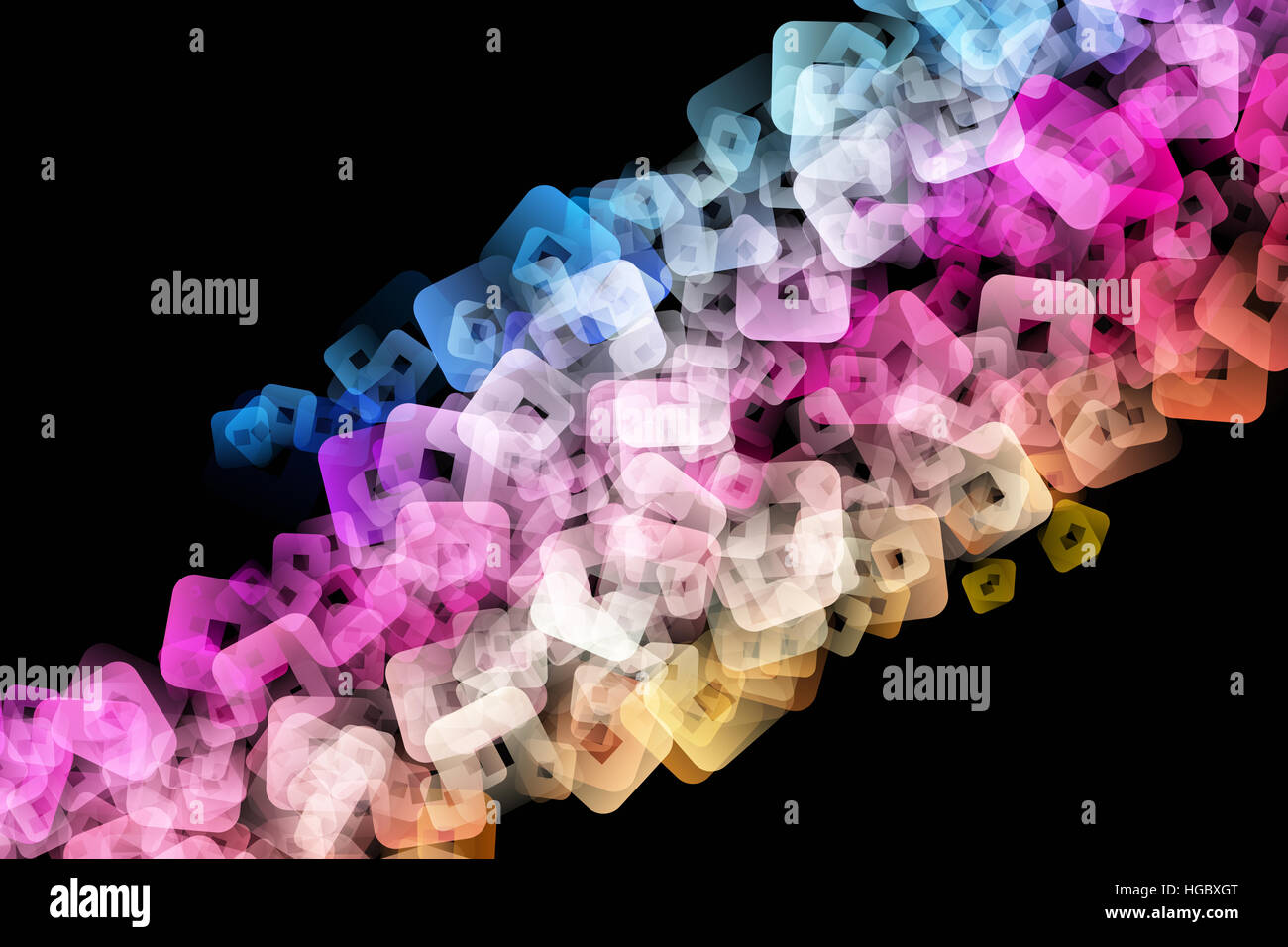 Abstract square background design illustration Stock Photo - Alamy