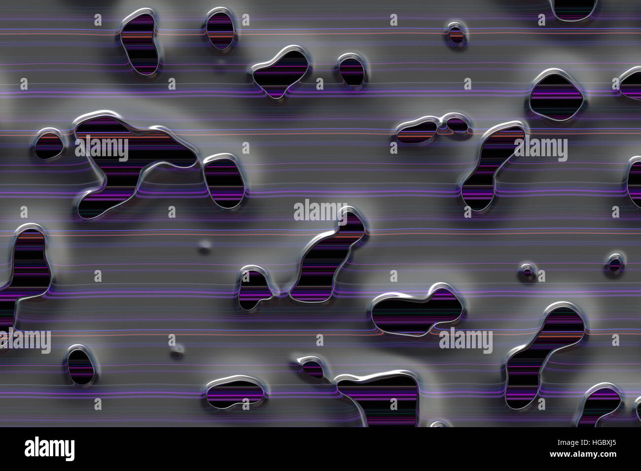 Wonderful abstract illustrated glass object Stock Photo - Alamy