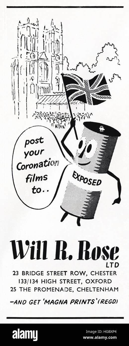 1950s advert advertising from original old vintage English magazine ...