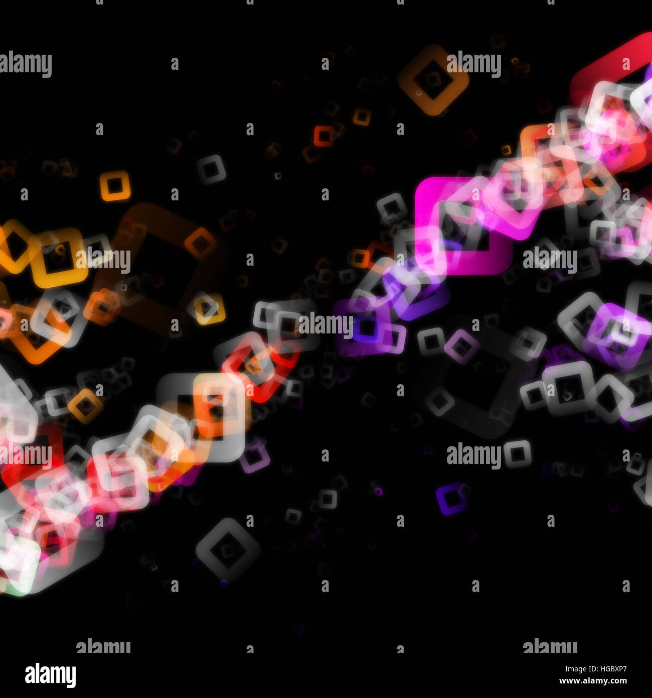 Abstract square background design illustration Stock Photo - Alamy