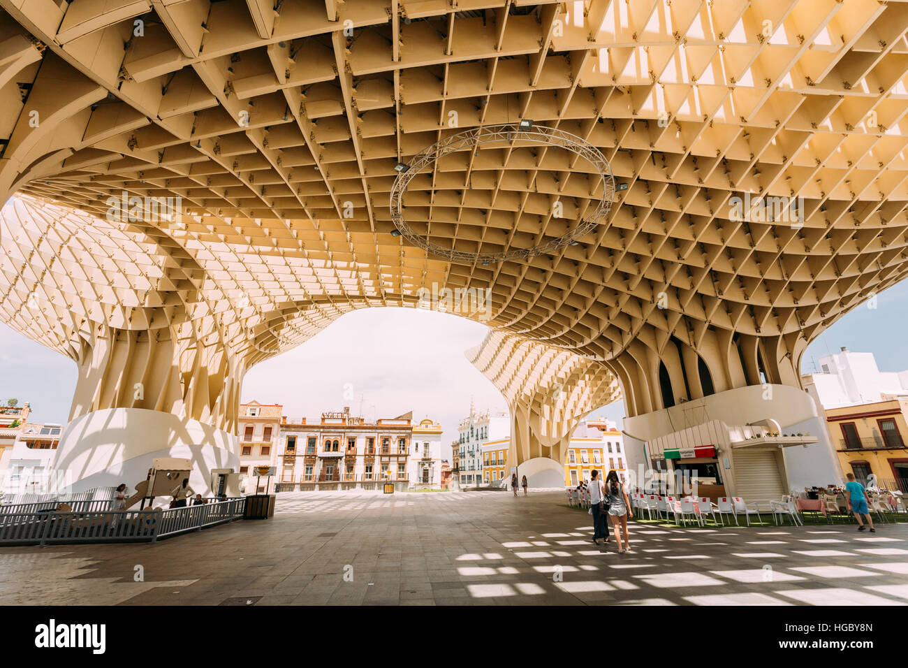 Seville wooden structure hi-res stock photography and images - Alamy