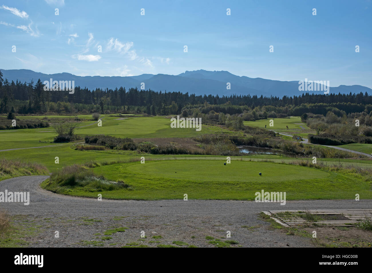 The attractive Pheasant Glen golf course at Qualicum Beach, Vancouver ...