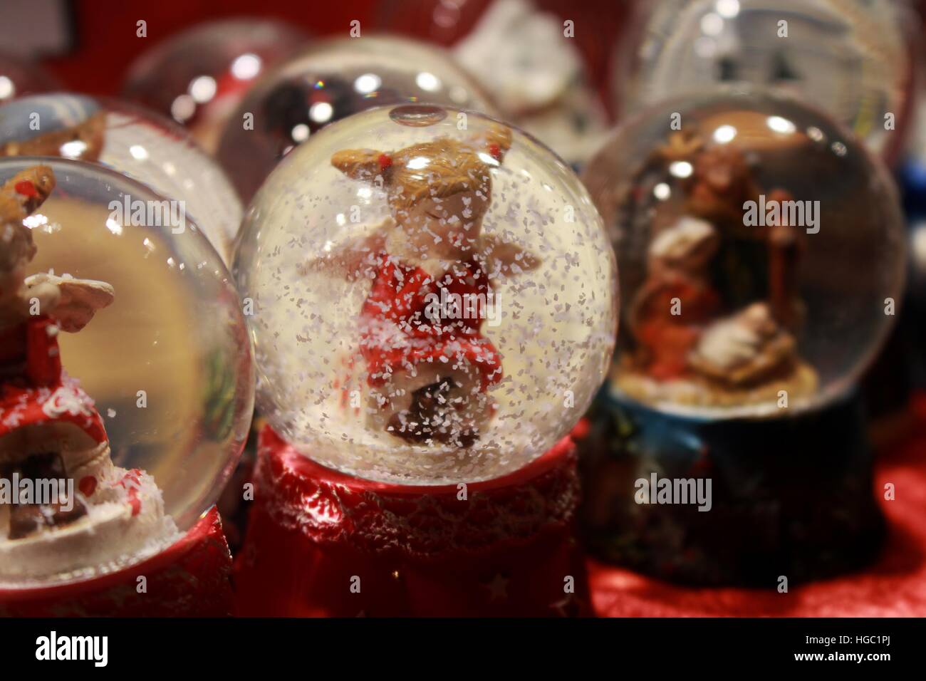 Christmas angel snow globe Stock Photo - Alamy