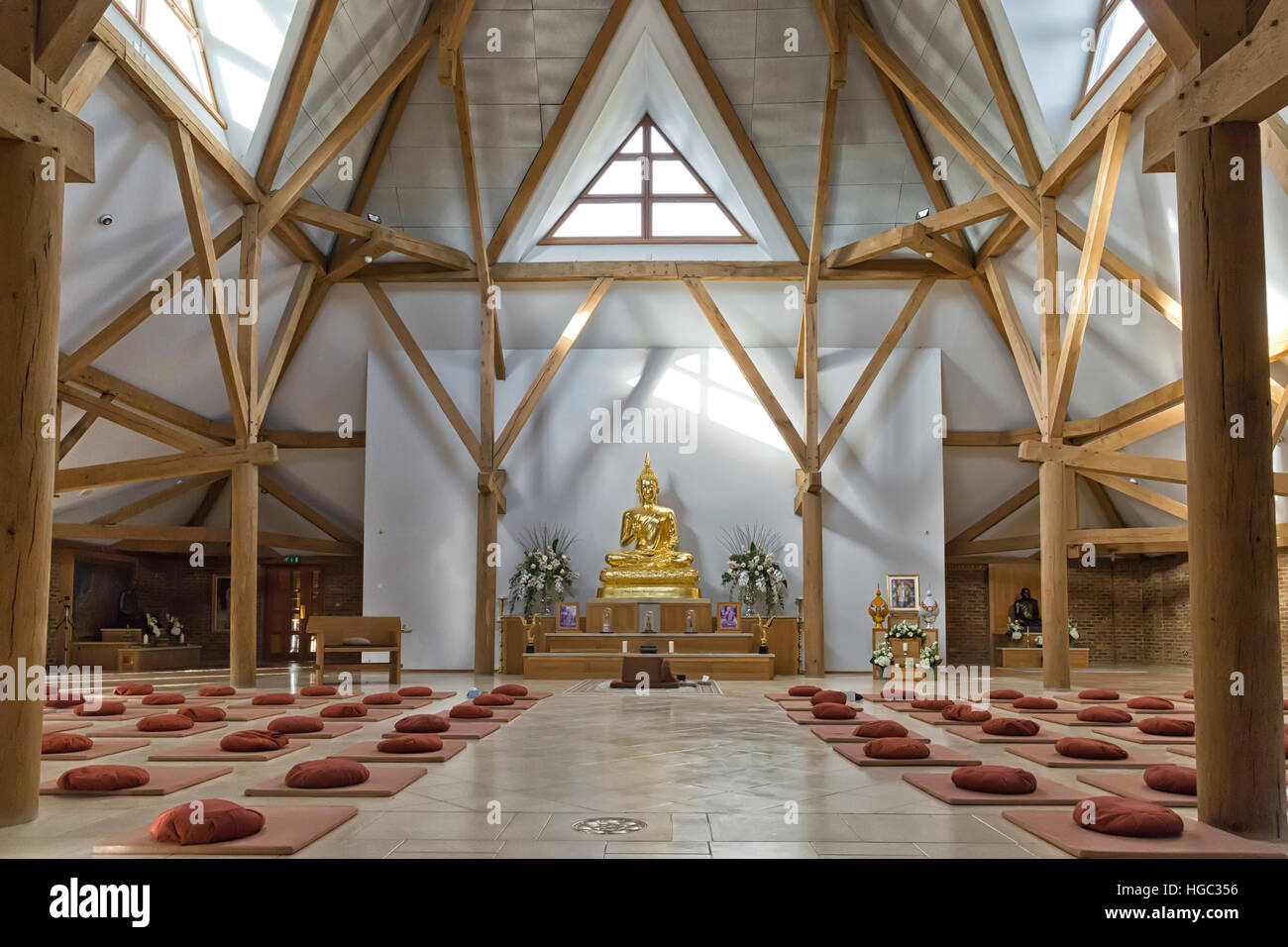 Hemel Hempstead, England - November 2016: Inside the Temple of ...