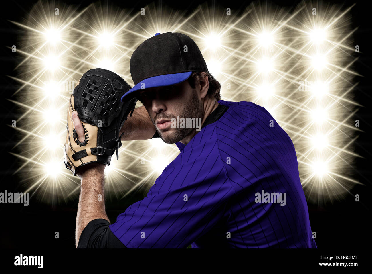 Blue baseball helmet hi-res stock photography and images - Alamy