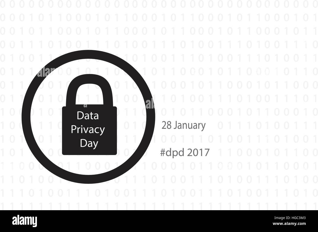 Illustration data protection concept Stock Vector Images - Alamy