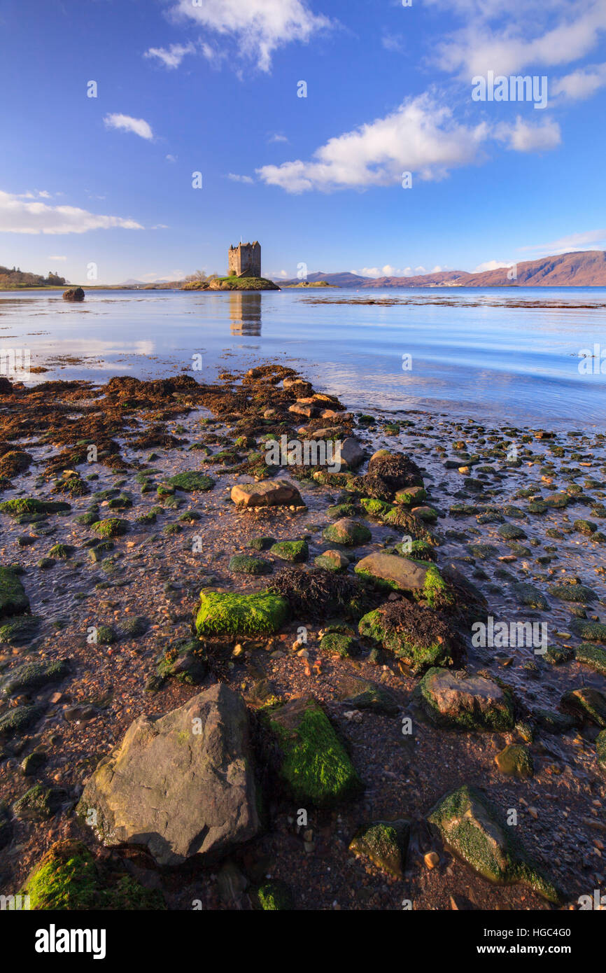 Castle Stalker in the Scottish Highlands Stock Photo - Alamy