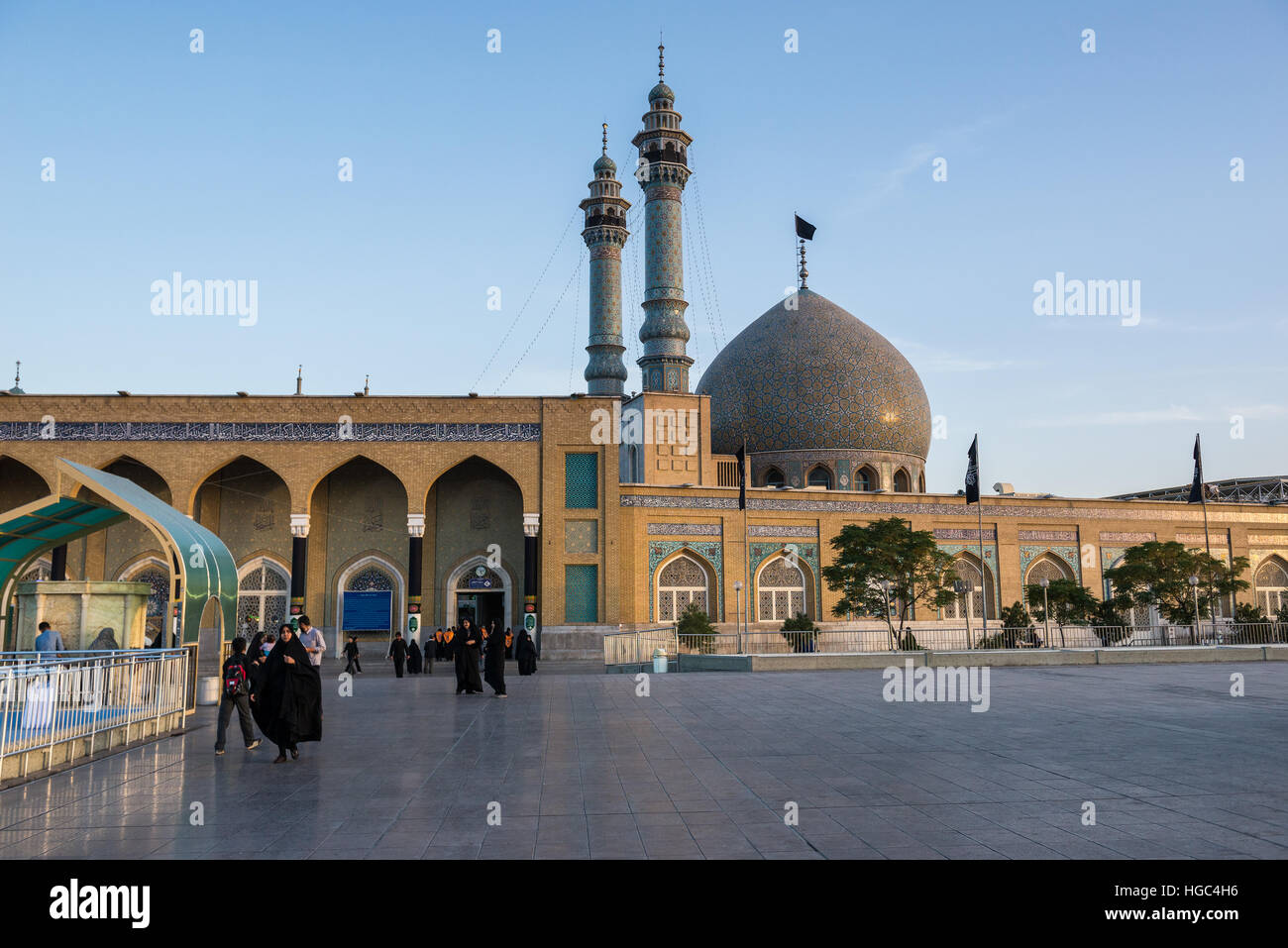 Fatima Masumeh Shrine, Shiah Islam holy place in Qom city, capital of ...