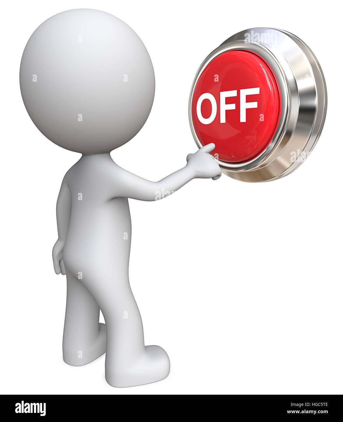 3d render little red man hi-res stock photography and images - Alamy