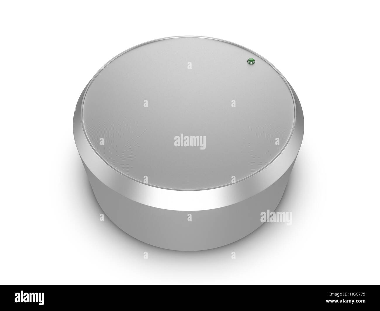 Metal sound volume control knob. 3d Illustration Stock Photo - Alamy