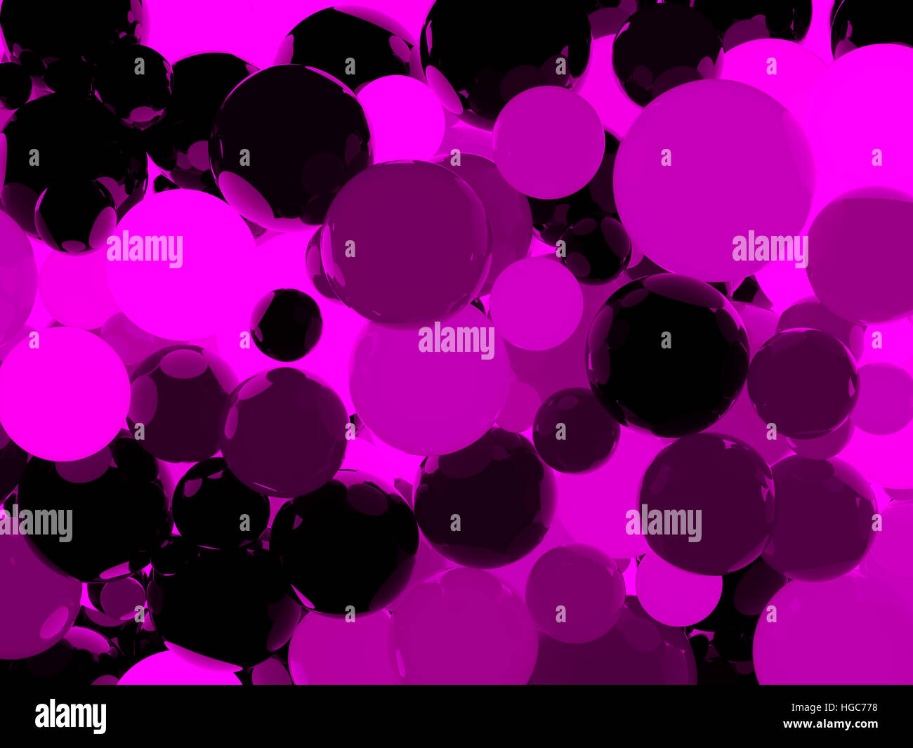 Shiny purple sphere abstract background. 3D illustration Stock Photo ...