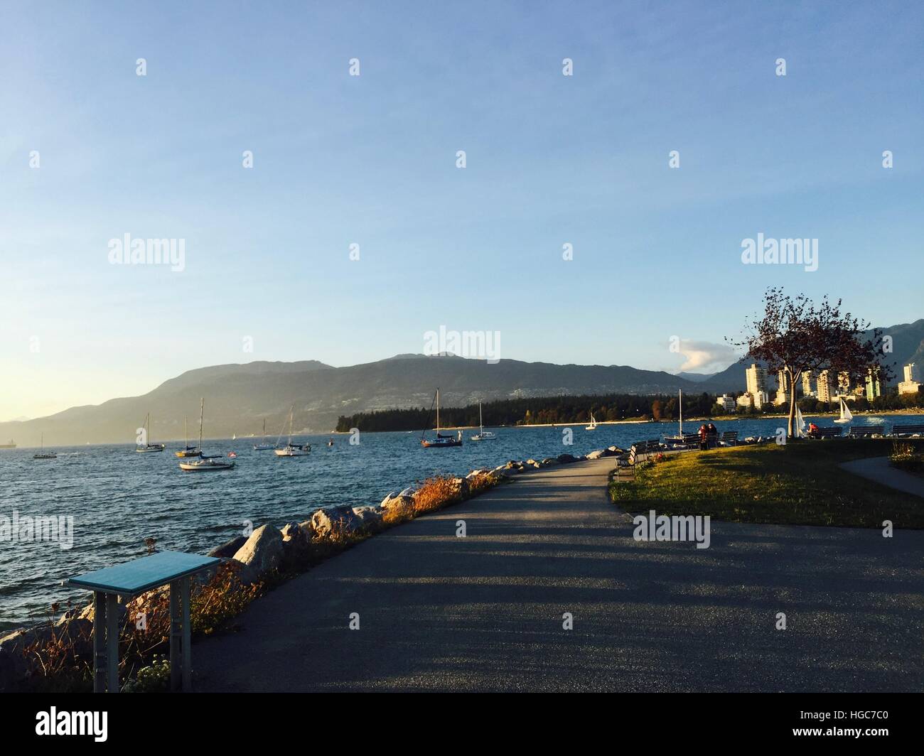 Vancouver sunset beach hi-res stock photography and images - Alamy