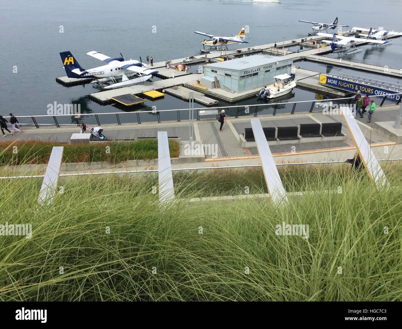 Vancouver: seaplane airport Stock Photo - Alamy