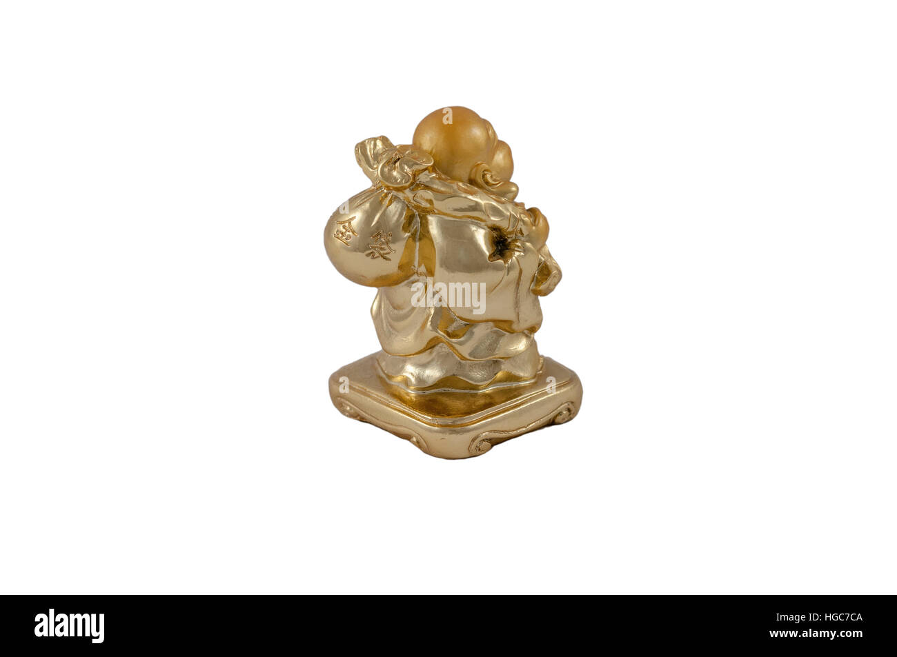 Fat gold buddha statue hi-res stock photography and images - Alamy