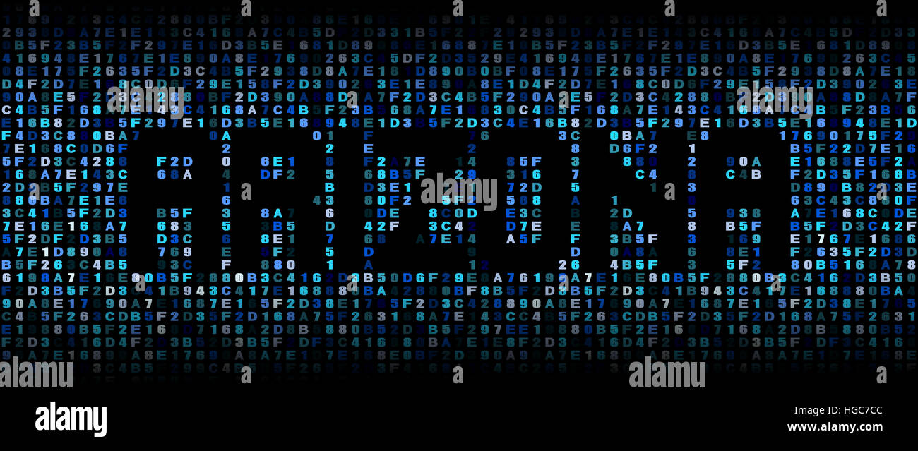 Arizona text on hex code illustration Stock Photo - Alamy