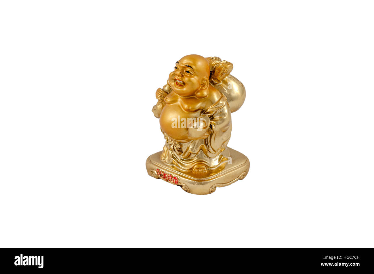 Fat gold buddha statue hi-res stock photography and images - Alamy