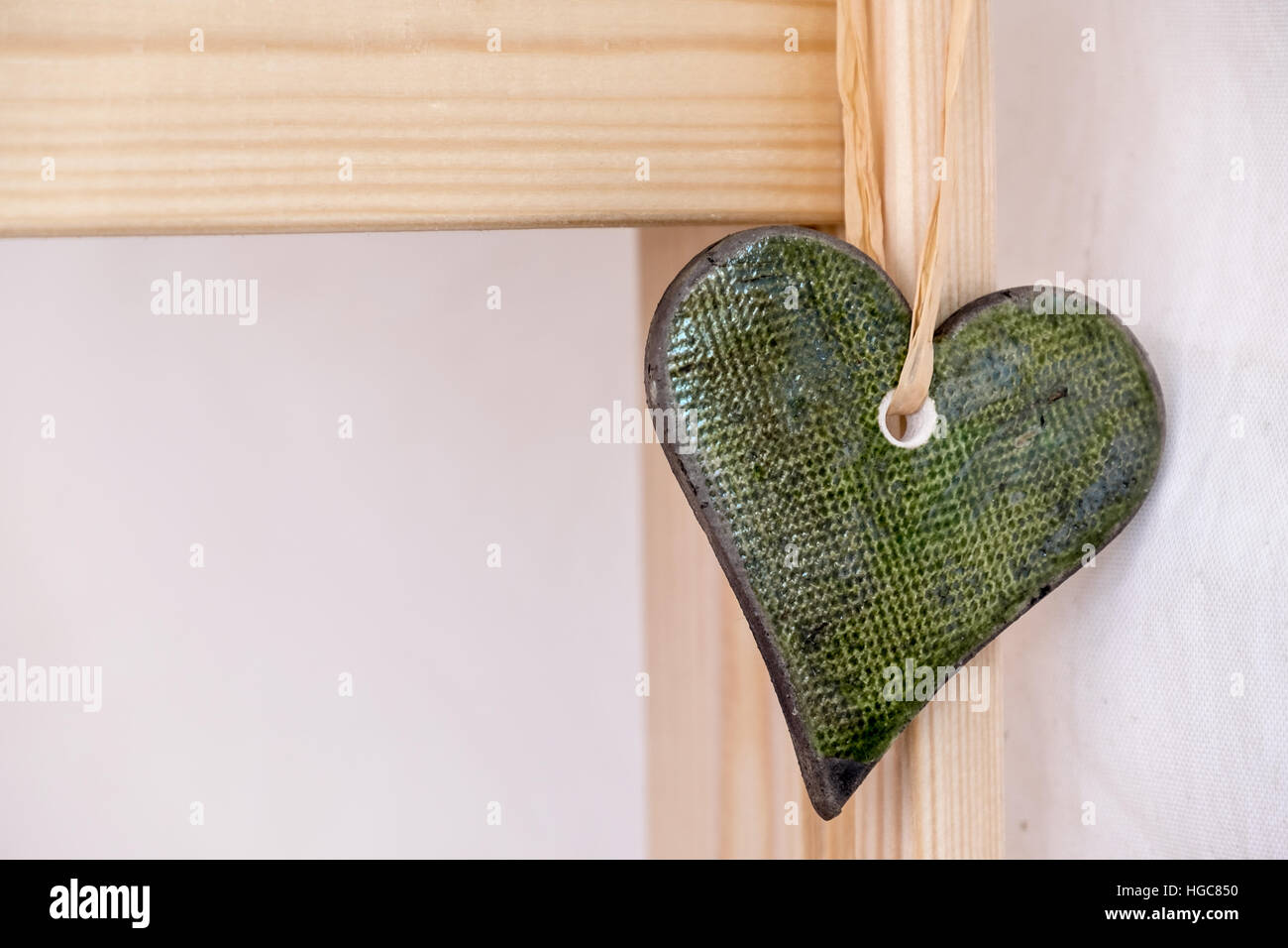 Stone heart shape on Wood. Love symbol Stock Photo - Alamy