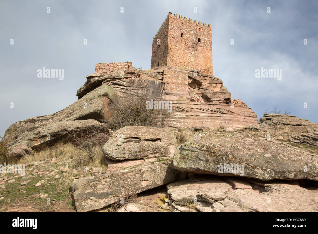 Zafra castle, guadalajara hi-res stock photography and images - Alamy