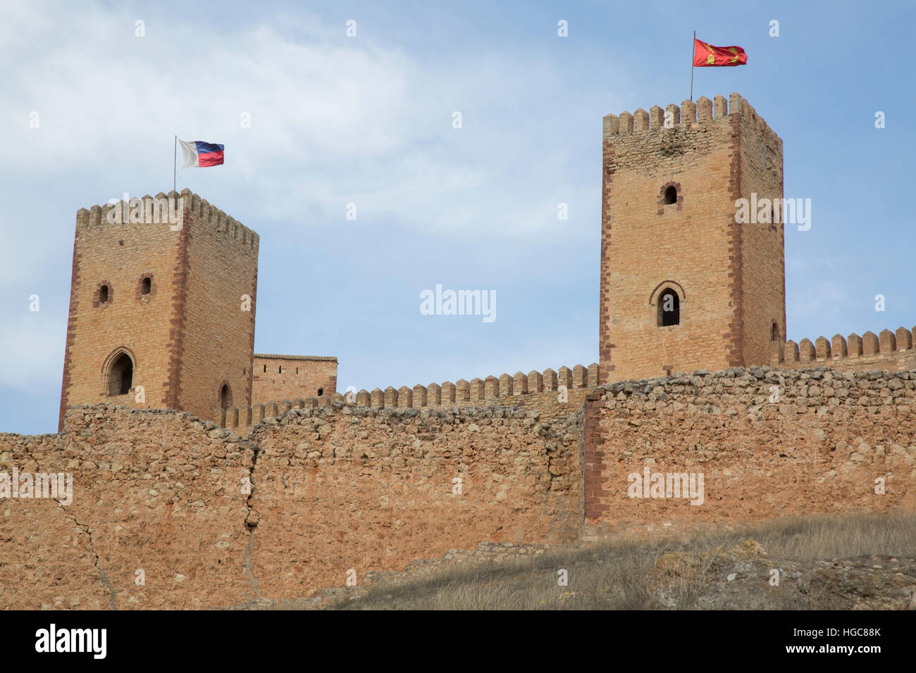 Molina de Aragon Castle; Guadalajara Province; Spain Stock Photo - Alamy
